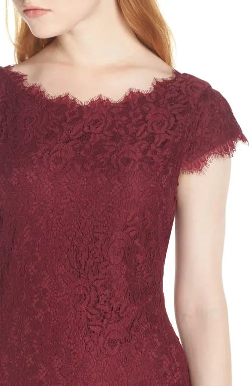 eliza j burgundy dress Off Shoulder Burgundy Velvet Long Sleeves Long Evening Prom Dresses, C –  MarryLover