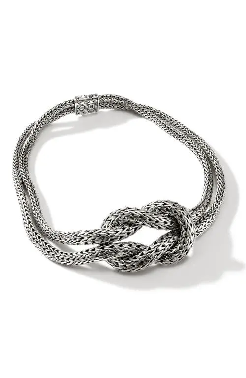 John Hardy Love Knot Necklace - Silver