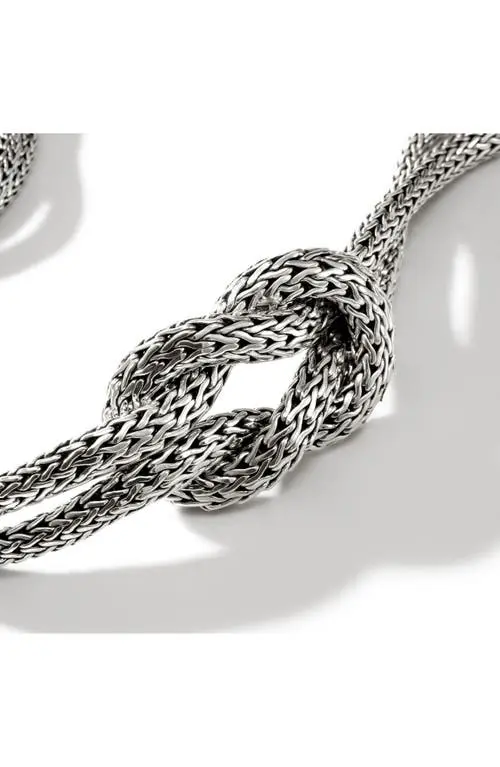 John Hardy Love Knot Necklace - Silver