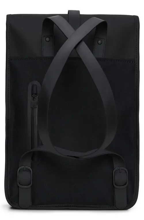 Rains Mini Waterproof Backpack - Black