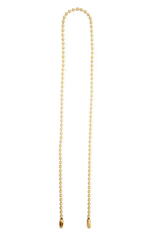 OSSA Ball Chain Crossbody Strap - Gold