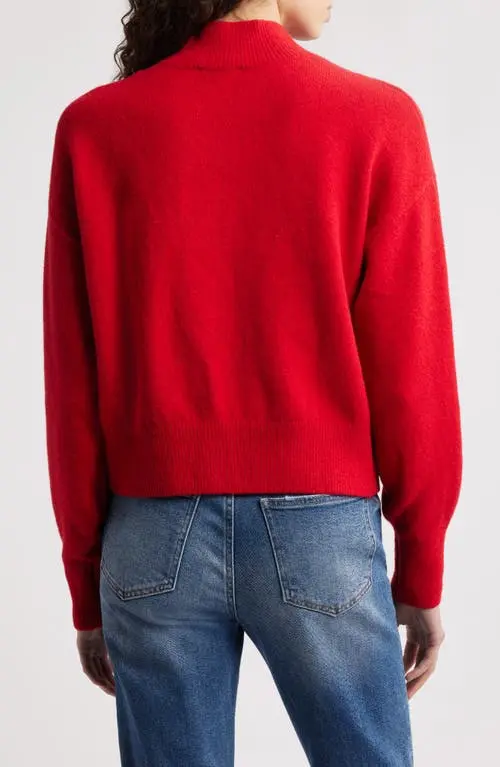 & Other Stories Mock Neck Pullover Sweater