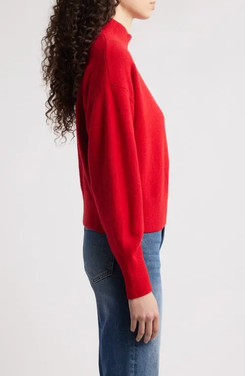 & Other Stories Mock Neck Pullover Sweater