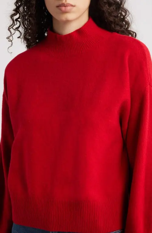 & Other Stories Mock Neck Pullover Sweater