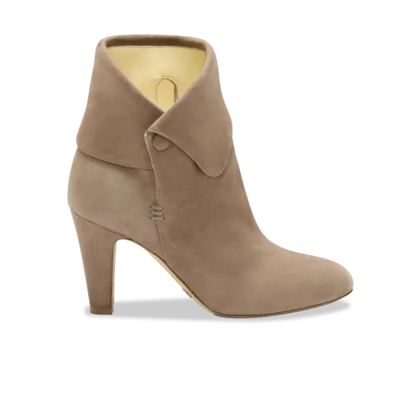 Sarah Flint Perfect Sophia 85 Booties - Taupe Suede