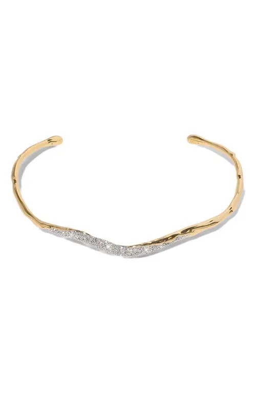 Alexis Bittar Solanales Skinny Crystal Pavé Collar Necklace - Crystals