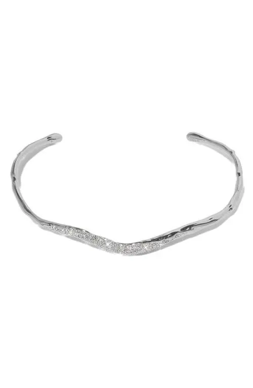 Alexis Bittar Solanales Skinny Crystal Pavé Collar Necklace - Crystals