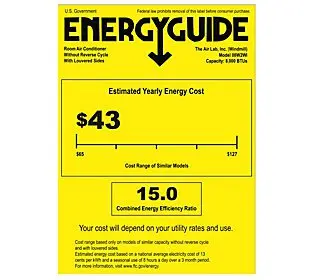WINDMILL 8,000 Btu Window Air Conditioner W/ In Verter