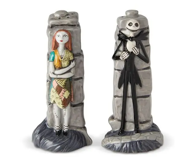 ENESCO Nightmare Before Christmas Jack & Sally Alt Pepper Set - One-color