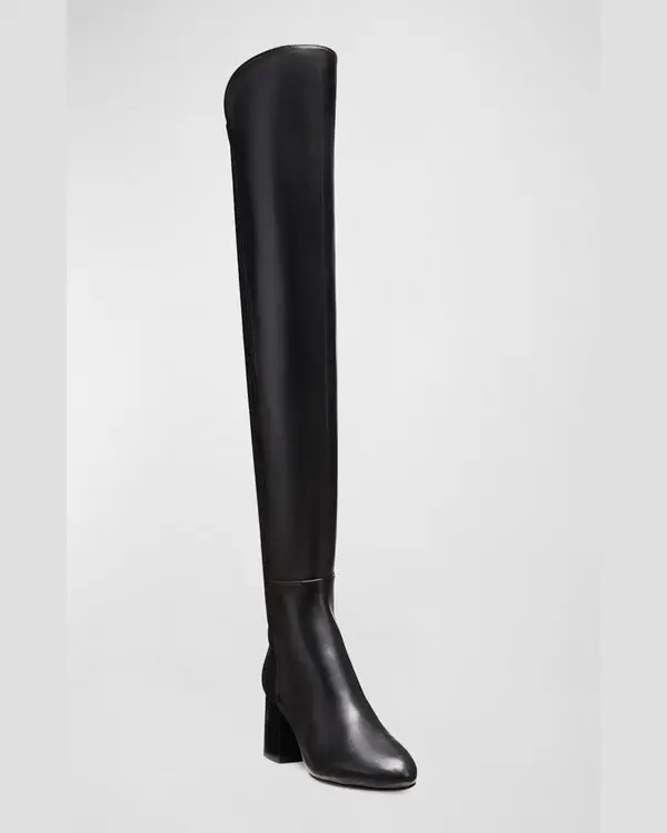 STUART WEITZMAN 5050 Yuliana Leather Over-the-knee Boots
