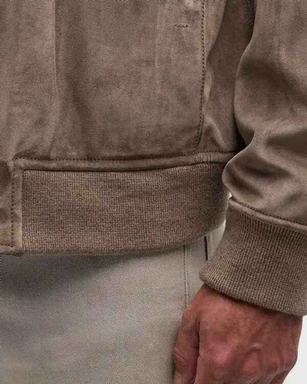 Giorgio Armani Apos;s Suede Blouson Jacket