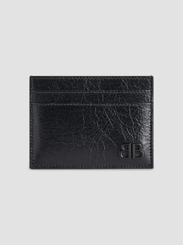 Balenciaga Monaco Card Holder - Black