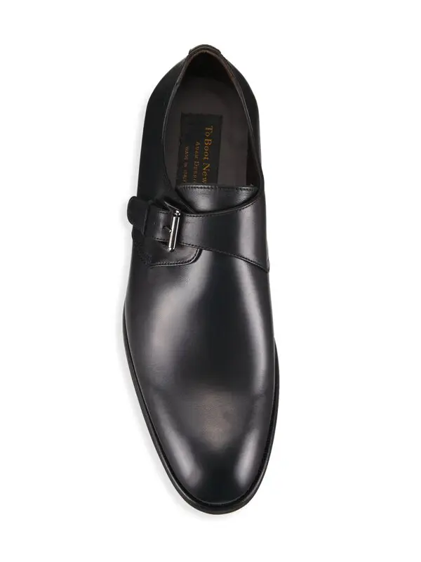 To Boot New York Esteban Leather Monk-strap Oxfords