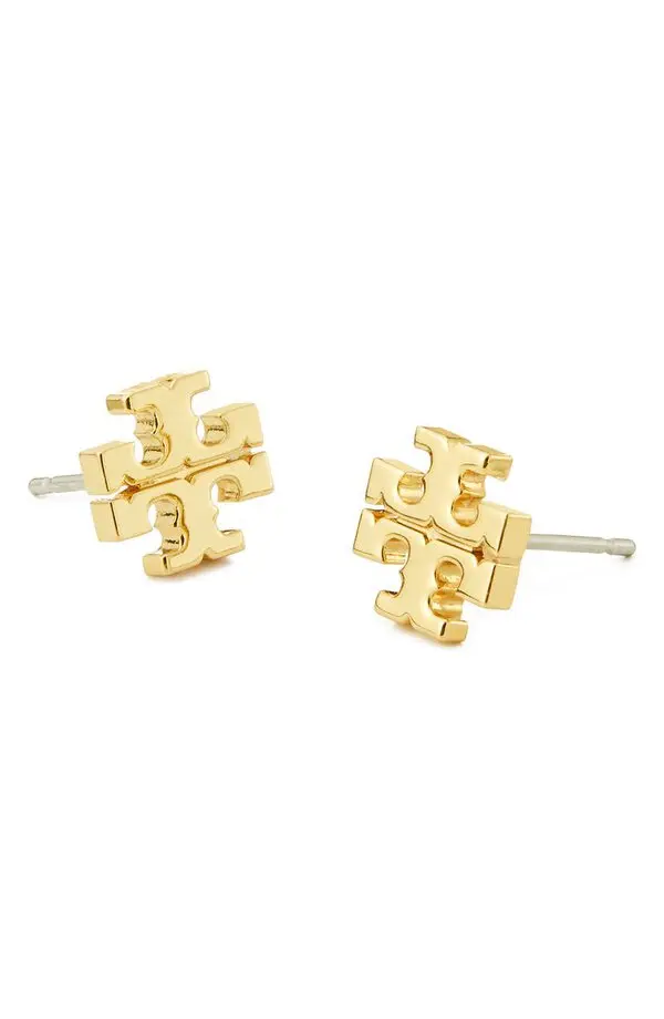 Tory Burch Icon Stud Earrings - Tory Gold
