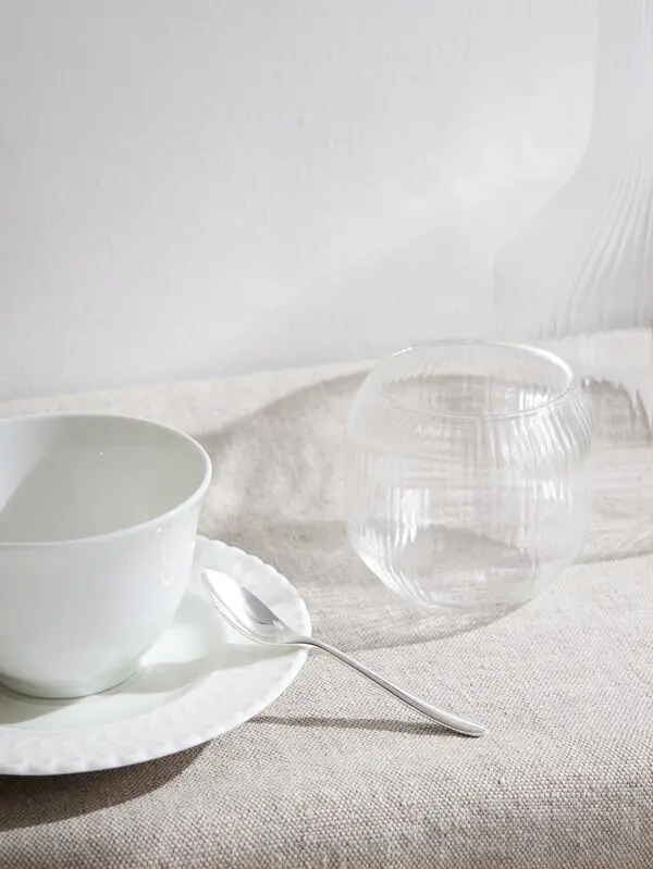 Christofle Mood Coffee Set Of Six -plated Espresso Spoons With Case