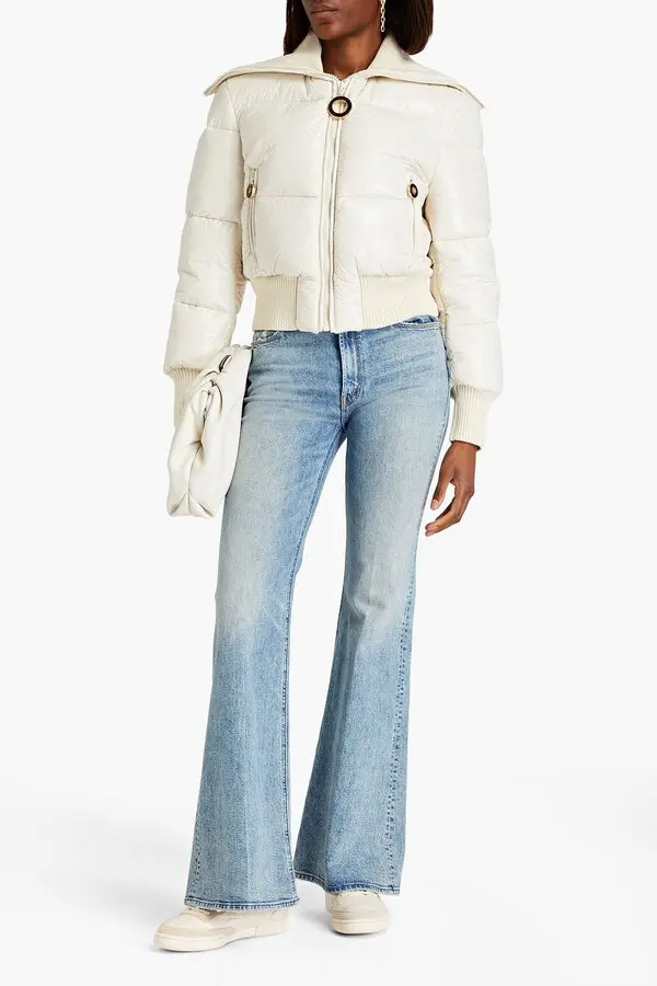 Zimmermann Quilted Glossed Down Jacket