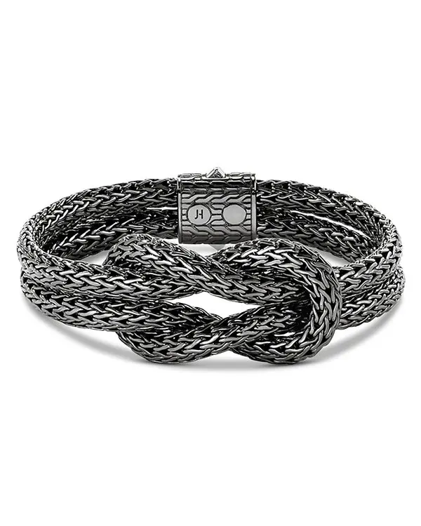 John Hardy Classic Chain Love Knot Bracelet - Black