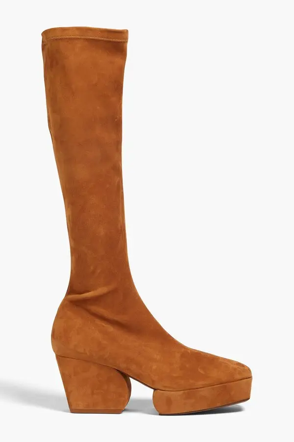 Zimmermann Suede Platform Knee Boots