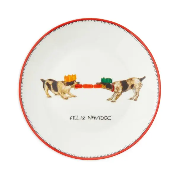 SPODE Doodles 6 Tidbit Plates, Set Of 4