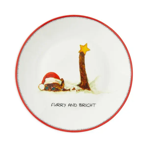 SPODE Doodles 6 Tidbit Plates, Set Of 4