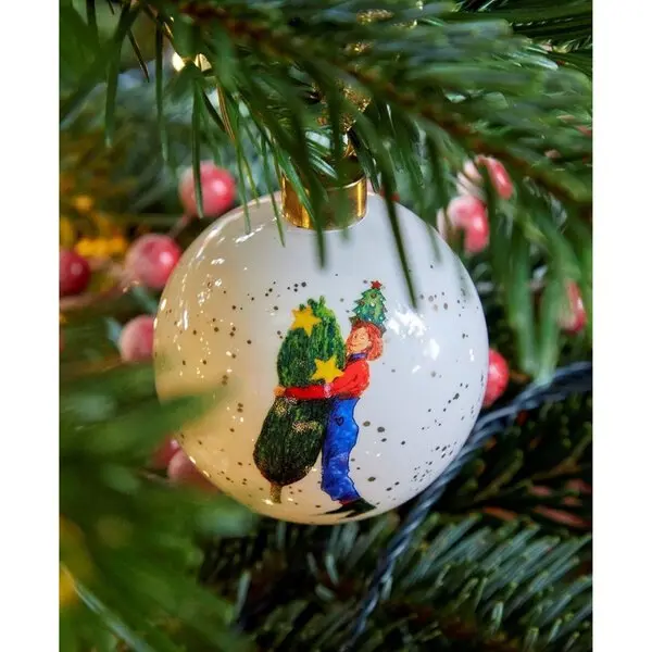 SPODE Doodles Branch Manager Ball Ornament