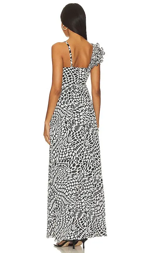 Bcbgmaxazria Printed Maxi Dress In Black Combo - 73% Off | Editorialist