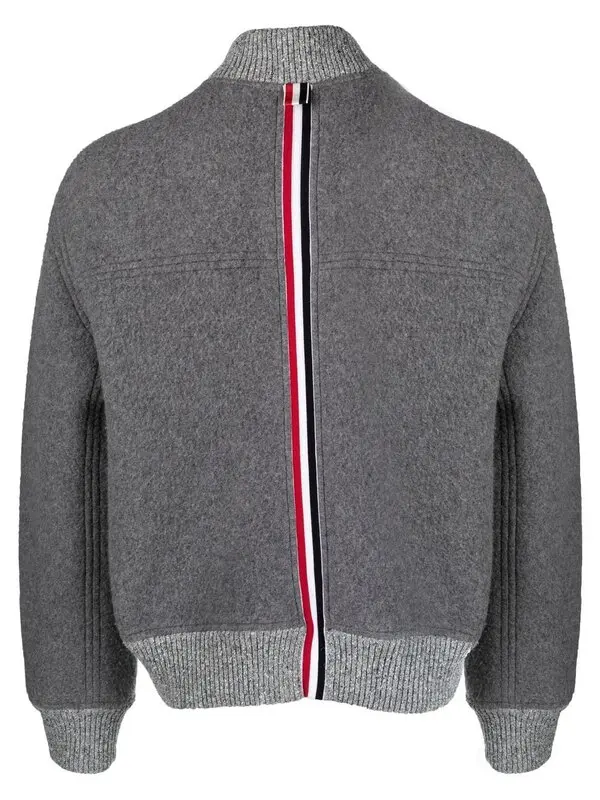 Thom Browne Fleece-wool Bomber Jacket
