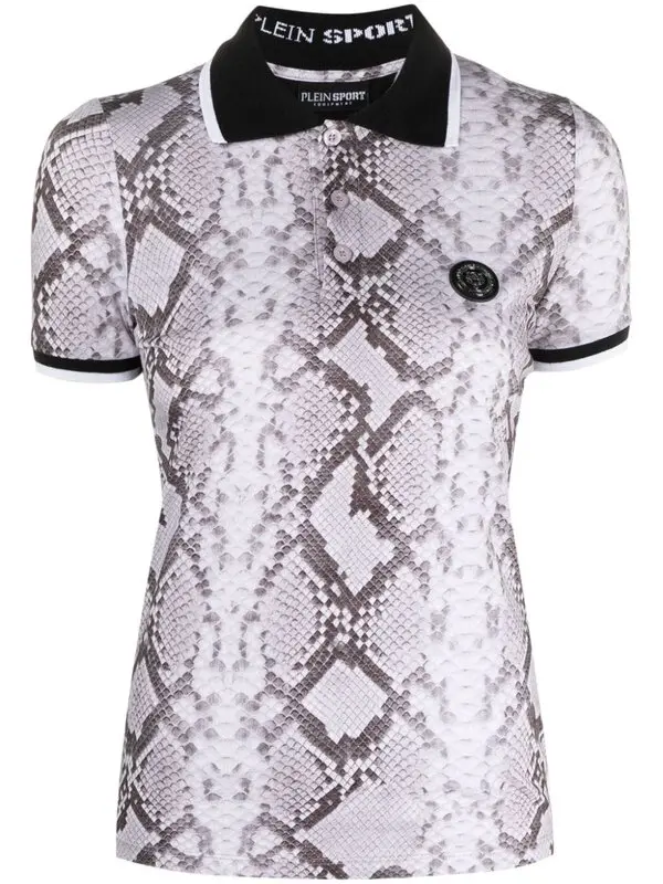 PLEIN SPORT Snake-print Top