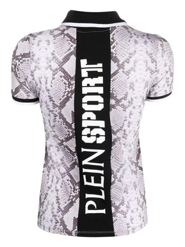 PLEIN SPORT Snake-print Top