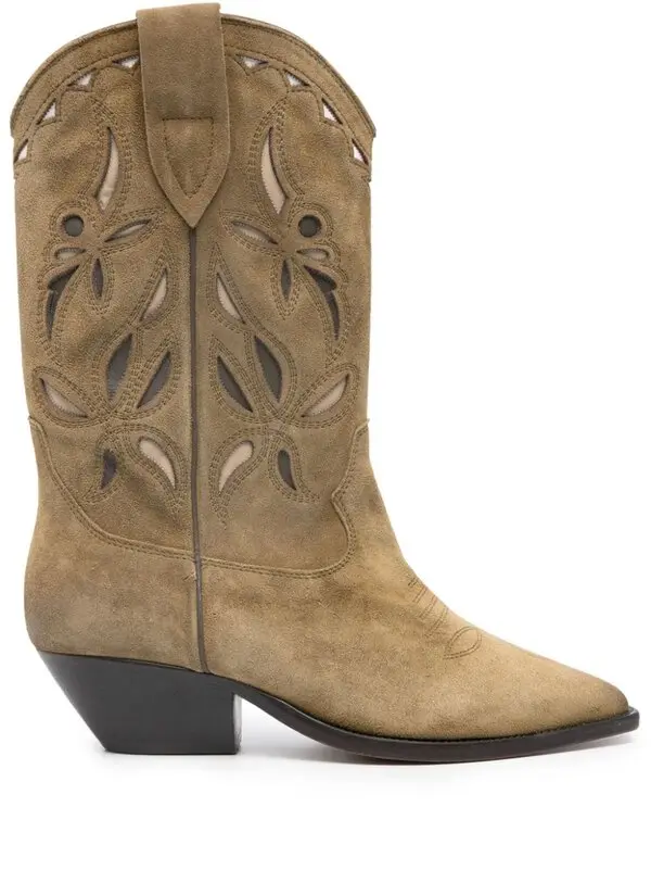 Isabel Marant Étoile Duerto Western Boots - Neutrals