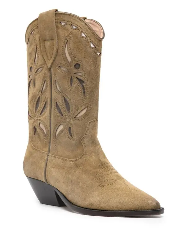 Isabel Marant Étoile Duerto Western Boots - Neutrals