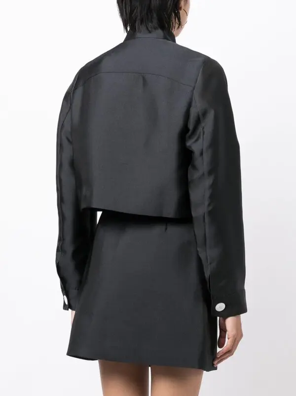 LEE MATHEWS Penny Cropped Shirt Jacket