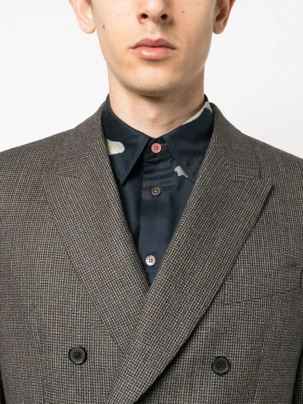 Paul Smith Double-breasted Wool Blazer