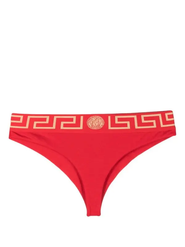 Versace Greca Border Briefs - Red