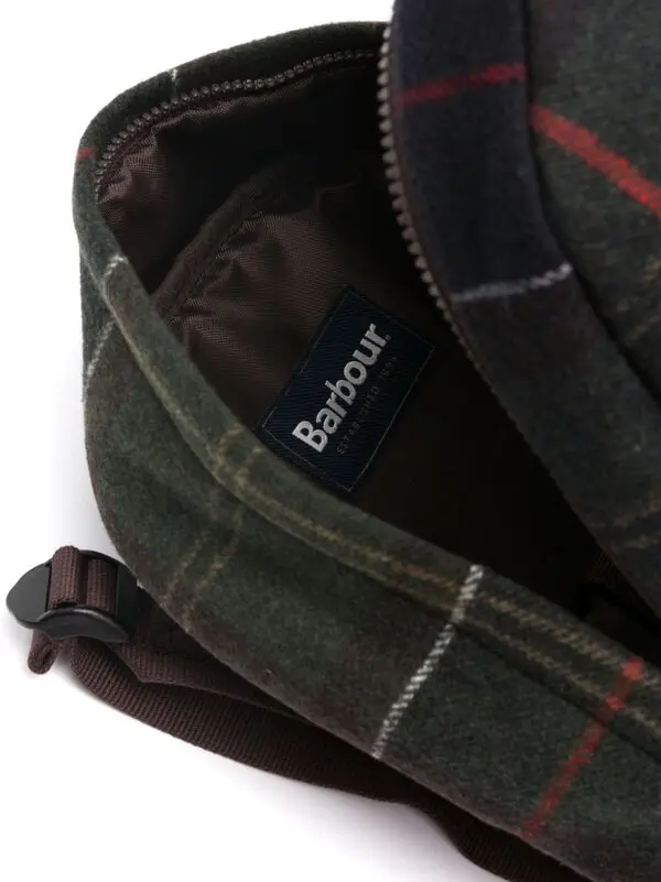 Barbour Tartan-check Felted Backpack