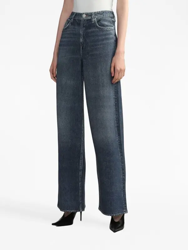 Rag & Bone Mid-rise Wide-leg Jeans