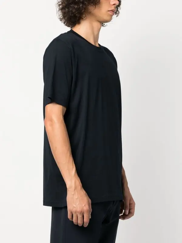 Kiton Crew-neck Cotton T-shirt - Blue
