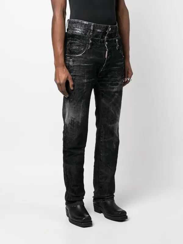 Dsquared2 Crystal-embellished Slim-cut Jeans