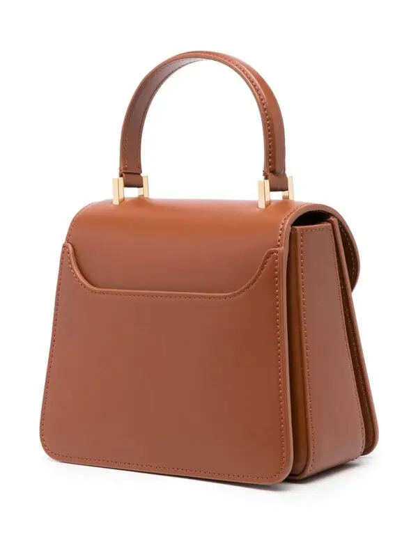 LANVIN Concerto Leather Mini Bag - Brown