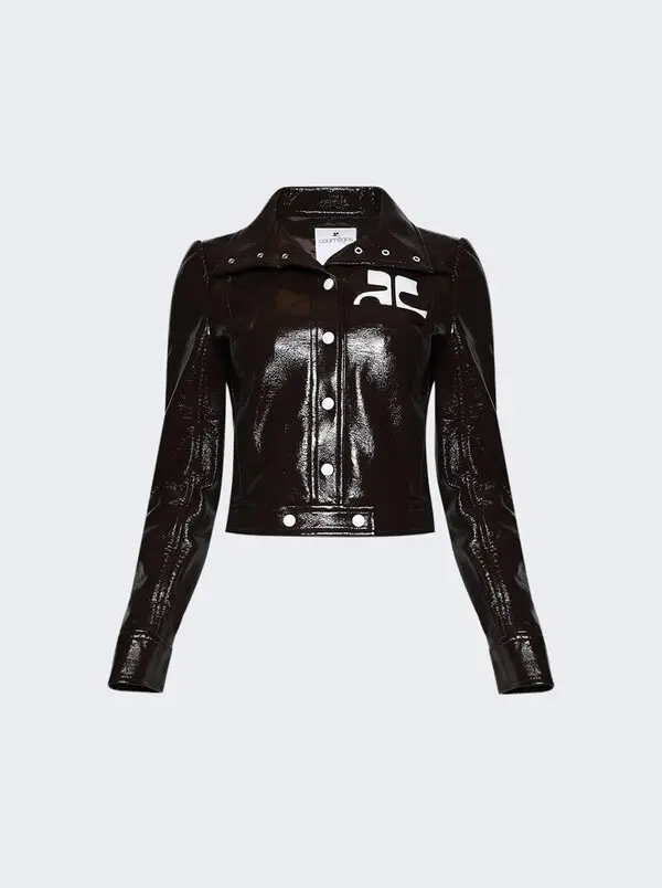 COURRÃ¨GES Reedition Vinyl Jacket - Chocolate