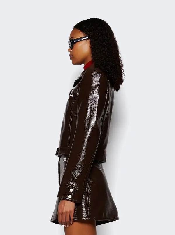 COURRÃ¨GES Reedition Vinyl Jacket - Chocolate