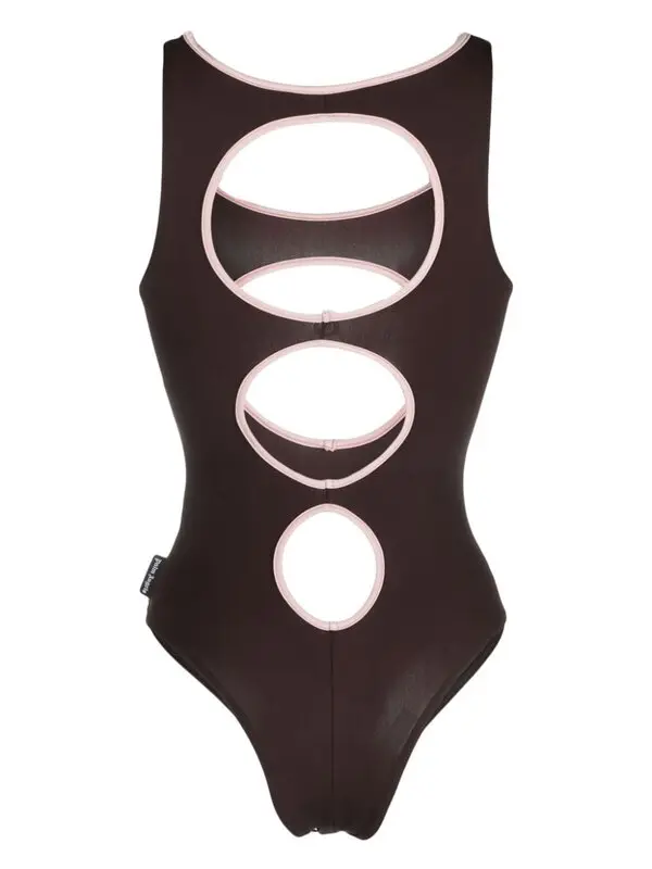 Palm Angels Cut-out One Piece Swimsuit