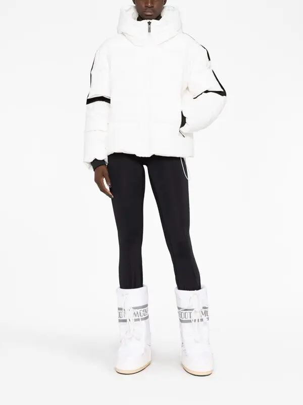Fusalp Barsy Hooded Quilted Ski Jacket - White