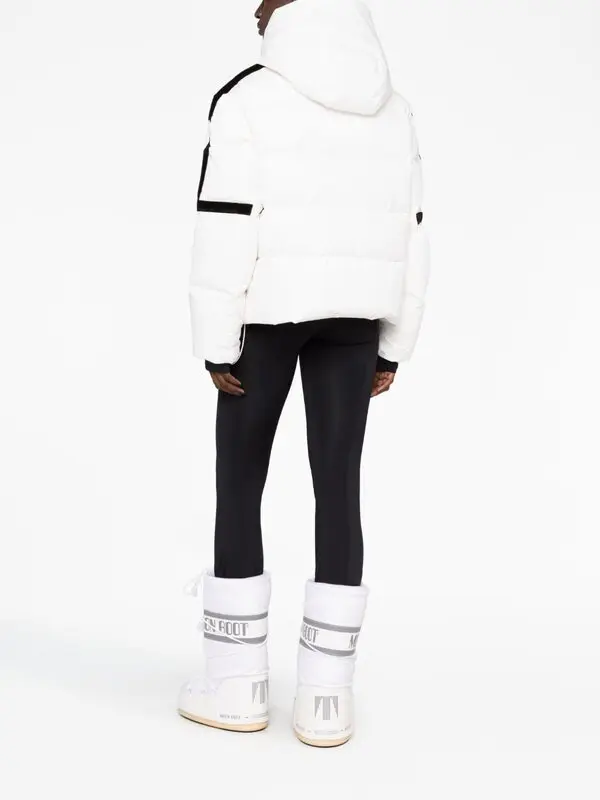 Fusalp Barsy Hooded Quilted Ski Jacket - White