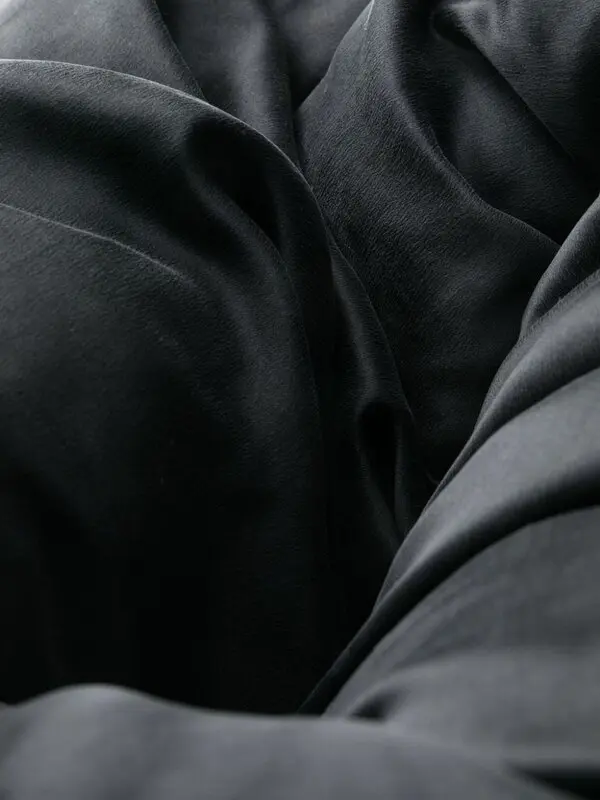 Rick Owens Padded Silk Scarf - Black