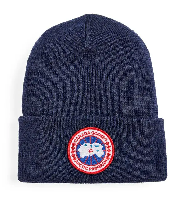 Canada Goose Wool Beanie - Navy