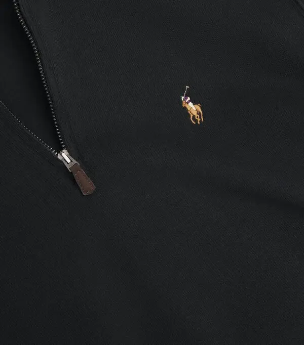 Polo Ralph Lauren Cotton Quarter-zip Sweater - Black