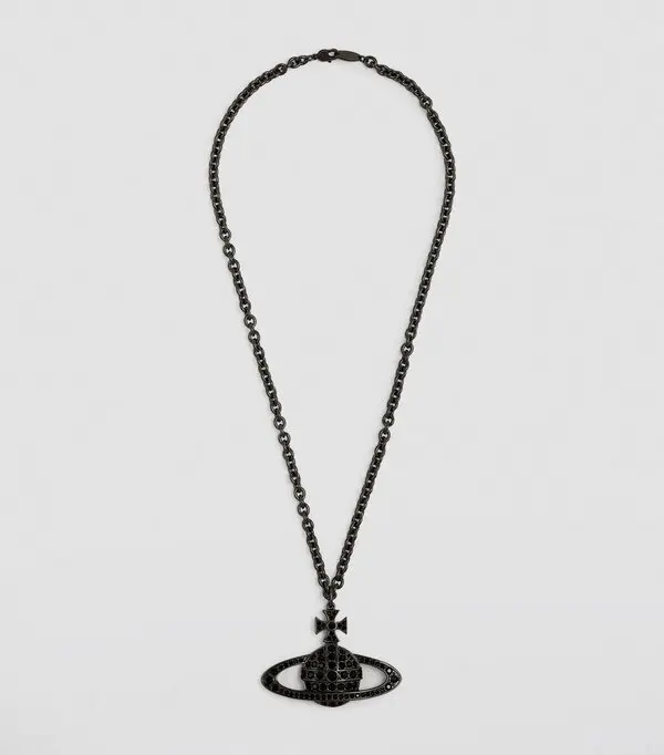 VIVIENNE WESTWOOD Embellished Bas Relief Pendant Necklace