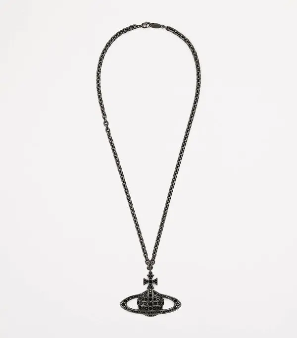 VIVIENNE WESTWOOD Embellished Bas Relief Pendant Necklace