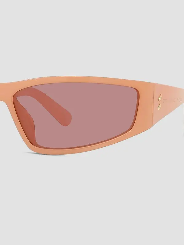 Stella McCartney Fashion Show 70mm Wrap Sunglasses